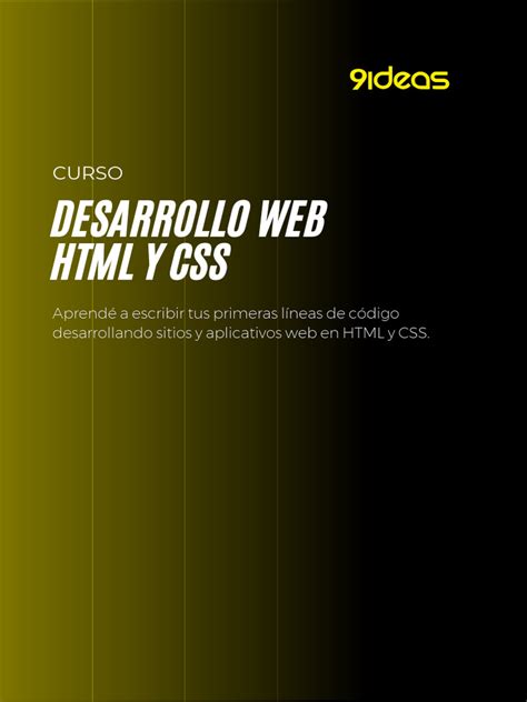 Programa Desarrollo Web Html Y Css 9 Ideas 1 Pdf Html Red Mundial