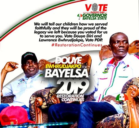 The Upcoming Bayelsa Election Restorationcontinues Politics Nigeria