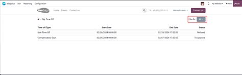 How To Add Filters Option In Website Portal In Odoo 17