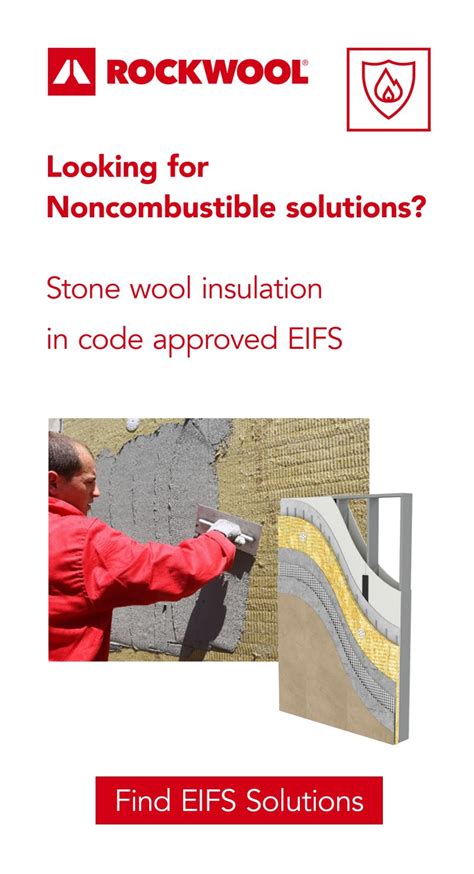 Learn How To Incorporate Non Combustible Stone Wool Insulation Into Your Next Eifs Project Find