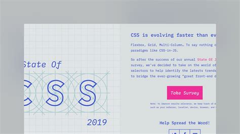 The State Of Css Survey 2019 One Page Website Award