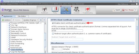 Client Certificate Authentication For Html Ui Skyhigh Security