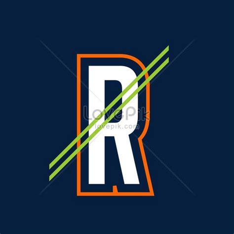 크리 에이 티브 문자 R 패션 Png 일러스트 무료 다운로드 Lovepik