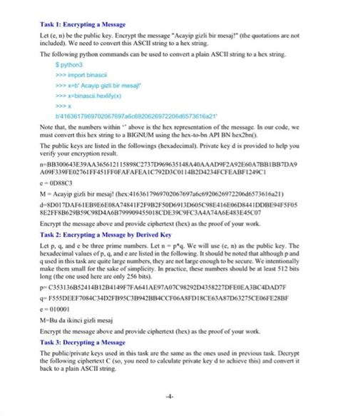 solved task 1 encrypting a message let e n be the public