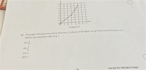 85 The Graph Of The Piecewise Linear Function StudyX