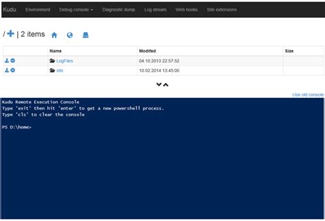 Using Kudu With Microsoft Azure Web Apps The Best C Programmer In