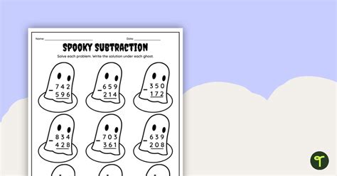 Free Three Digit Subtraction Math Sheet Download Free Three Digit