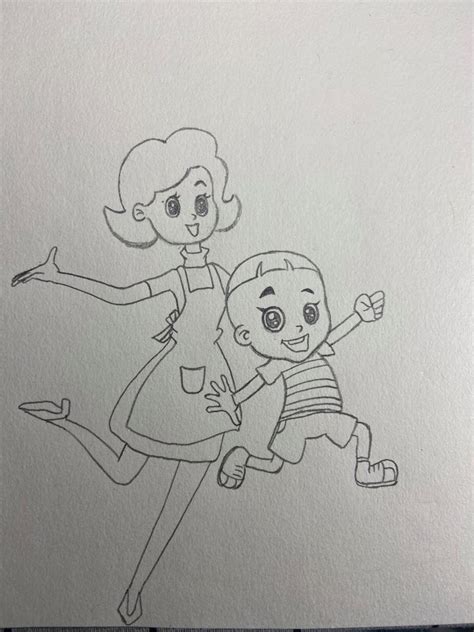 大头儿子一家三口最简单的简笔画怎么画（最新14张） 简笔画图片大全