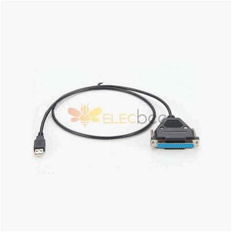 USB A Male To RS Serial Adapter DB Female Cable Meter