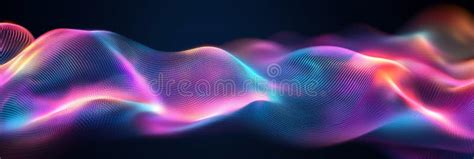 vibrant abstract waves of colorful light creating a dynamic visual