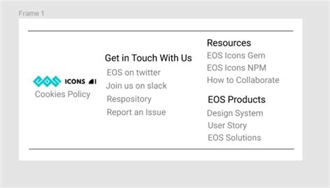 Footer Component Re Design · Issue 36 · Eos Uiux Solutionseos Icons