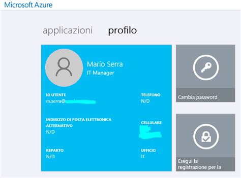 Gestione Di Applicazioni Tramite Azure Active Directory
