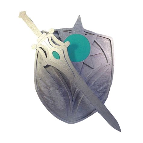 She Ra Sword And Shield Set Wooden She Ra Costume Weapon