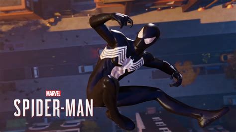 Marvels Spiderman Comic Black Suit Juego Ps4 1080p ᴴᴰ 2019 Youtube