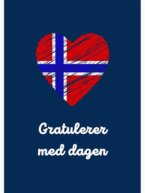 Gratulerer Med Dagen Vintage Mann Happy Birthday In Norwegian Graphic