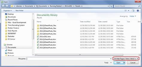 Solved How To Import Multiply Html Files In One Excel File In