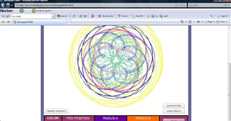 Fun Math Spirograph Math