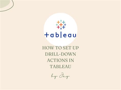 How To Set Up Drill Down Actions In Tableau The Data School Down Under