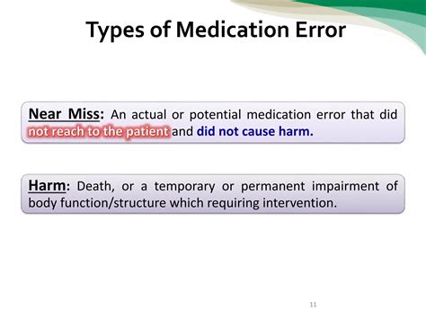 Stages Of The Medication Use Process And Medication Errors Pptx