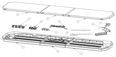 Code 3 2100 Lightbar Lenses Code 3 2100 Lightbar Lenses