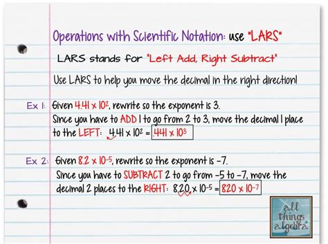 Scientific Notation Rules Pdf Worksheets Library
