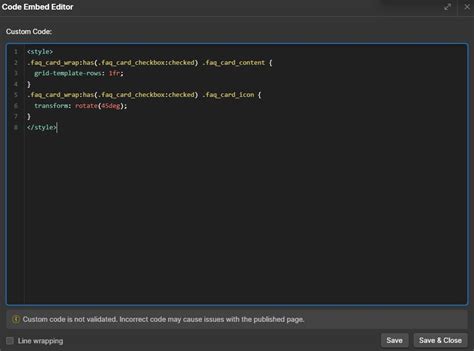 Hussain Ali On Linkedin Quick Webflow Tip You Can Create Click Animations For Elements Like Faqs
