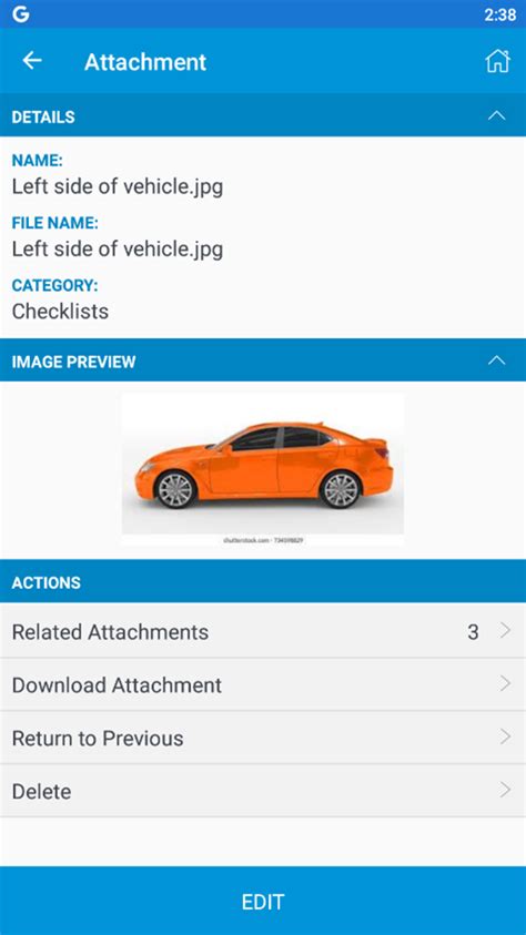 Add The Related Attachments Section To The Attachment Details Screen In App