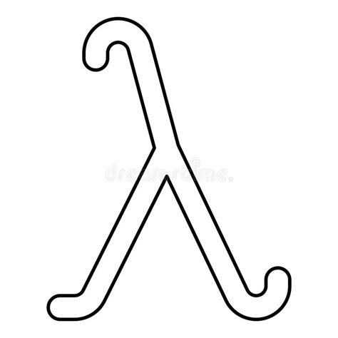 Lambda Greek Symbol Small Letter Lowercase Font Icon In Circle Round
