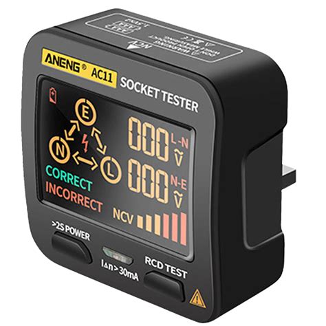 buy socket tester rcd socket tester circuit analyzer leak test and