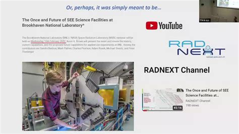 R2e Seminar Proposed High Energy Single Event Effects Facility At Bnl · Cds Videos · Cern