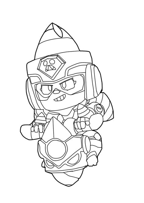 Расскраски бравл старс