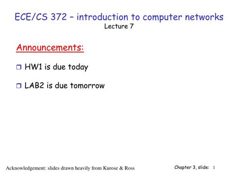 ppt ece cs 372 introduction to computer networks lecture 7