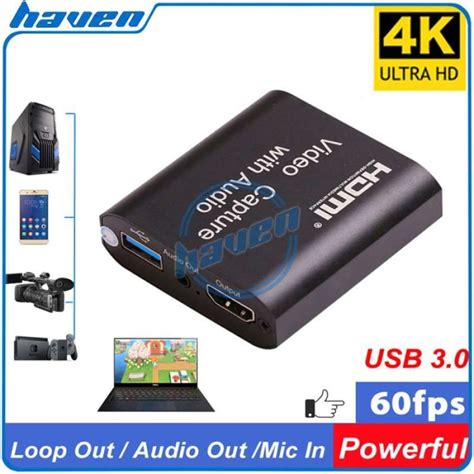 Jual Video Capture Hdmi Usb Card With Loop Audio Usb 3 0 1080p Loop Audio Di Seller Cullen