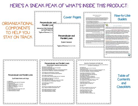 Perpendicular And Parallel Lines Guided Notes Presentation And INB Activities Made By Teachers