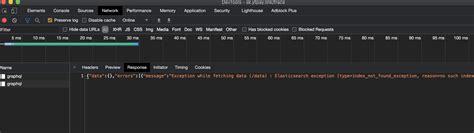 Ui Enhancement Elasticsearch Exception Typeindexnotfoundexception