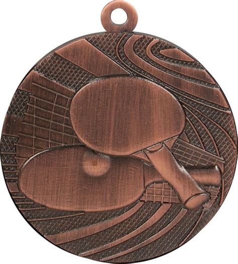 Medalje E Pingpongut Tryumf 40mm Mmc1840 B E Bronzte Zirafamall