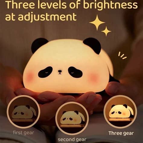 چراغ خواب پاندا خوابالو سیلیکونی اورجینال فروشگاه آنلاین موچی چی
