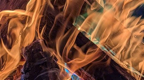 Wallpaper Logs Fire Flame Coals Hd Picture Image