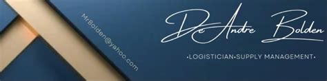 Deandre Bolden Dl Supply Managementlogistics Manager Life Cycle