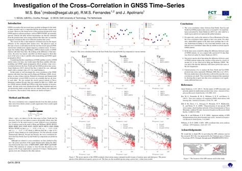 Pdf Investigation Of The Cross−correlation In Gnss Time−series