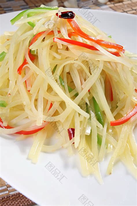 酸辣土豆丝高清图片1 图品汇
