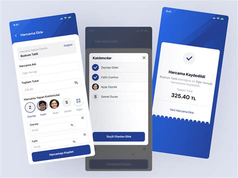 Bill Split App Design By Gokmen Bekar On Dribbble