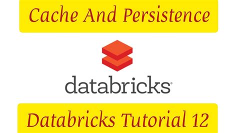 Databricks Tutorial SQL Cache Spark Cache Spark Persistence Pyspark Persost