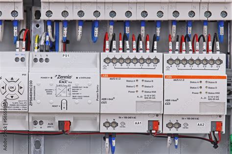 The ABB Equipment Control Module For Technical Processes Is Installed In An Electrical