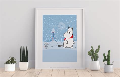 Moomin Snork Maiden In The Snow 11x14inch Premium Art Print Star