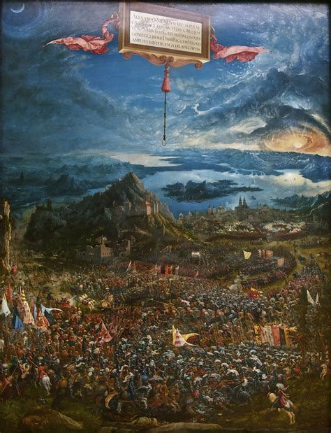 The Battle Of Alexander At Issus By Albrecht Altdorfer