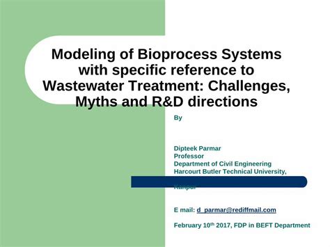 Pdf Modeling Of Bioprocess Systems With Specific Modeling Of