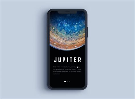 Selection Menu For Solar System Tutorial App Freelancer