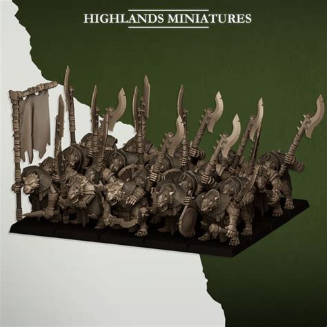 3d Printable Vermin Vanguard Highlands Miniatures By Highlands Miniatures