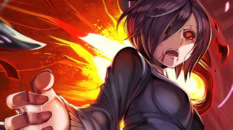 Tokyo Ghoul Digital Wallpaper Anime Tokyo Ghoul Kirishima Touka Hd Wallpaper Wallpaper Flare